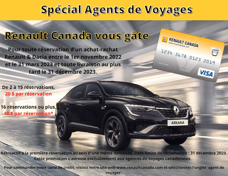 Page accès agent - Renault Canada
